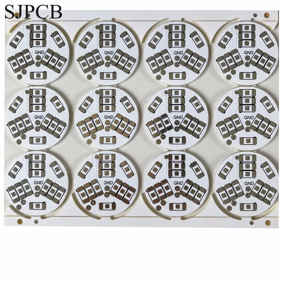Sjpcb Round Pcb In Panelization With 5mm Or 10mm Border Crack Edge ...