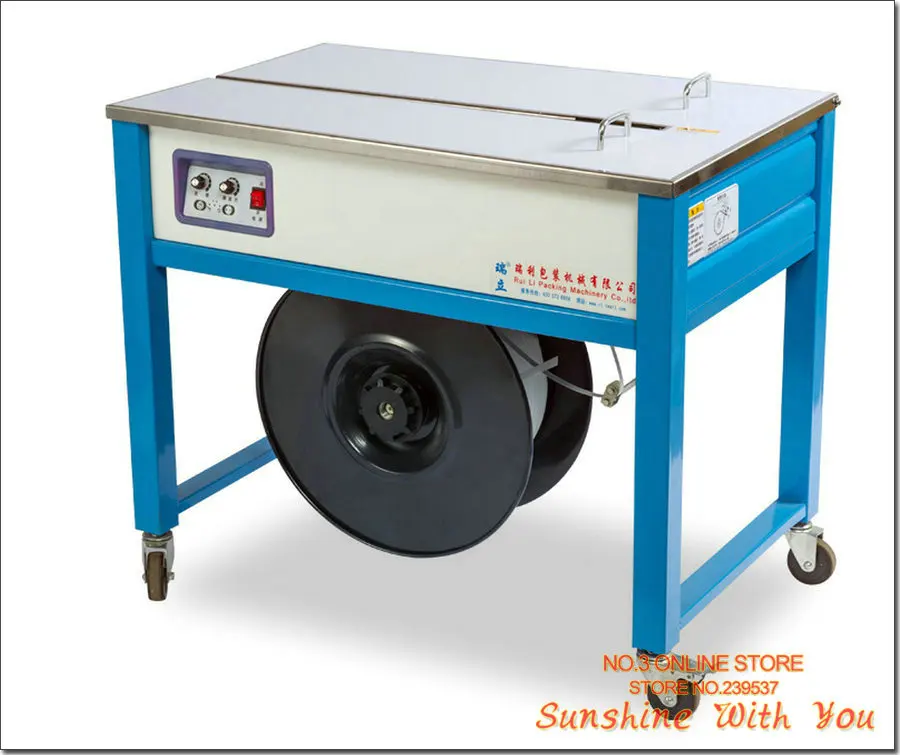 high quality strapper double motor semi auto banding machine packing ...