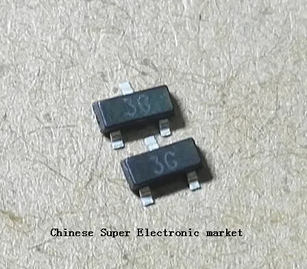 3000 pces bc857c smd triode transistor 3g 0.1a/45v|Transistores| - AliExpress