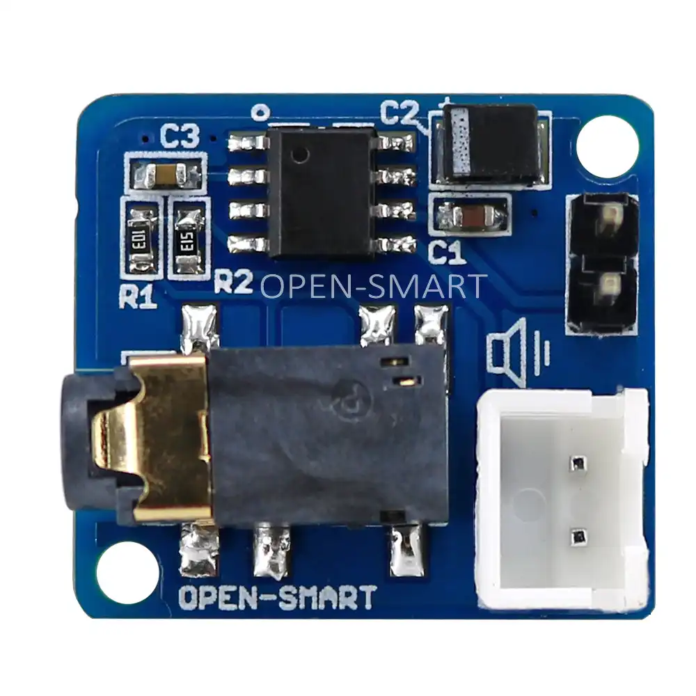 UART Serial MP3 Music Player Module with 1W Speaker for Arduino Onboard ...