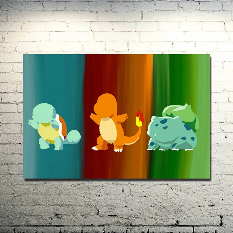 Pokemon Xy Anime Game Art Silk Fabric Poster Canvas Print 13x20 Inches ...