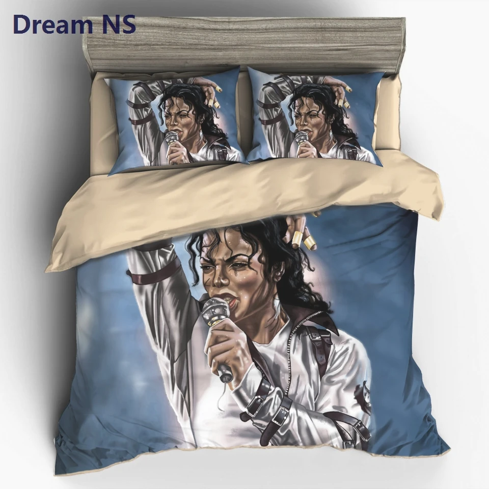 Dream NS New Arrival Michael Jackson Duvet Cover Sets Famous Celebrity ...