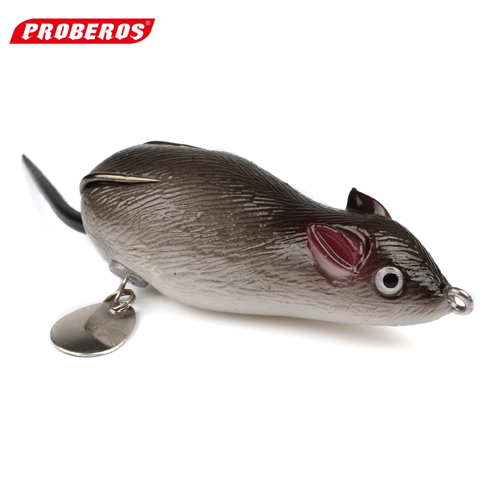1pc SUNLURE Brand Mouse Bait 2.6" 6.5cm Fishing Lure 17.8g 0.63oz ...