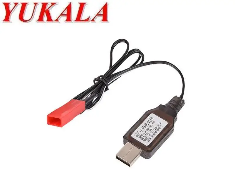Yukala 6v Usb Charger Cable For 6v Ni-cd/6v Ni-mh Rechargeable Battery With Jst-2p 2pcs/lot ...