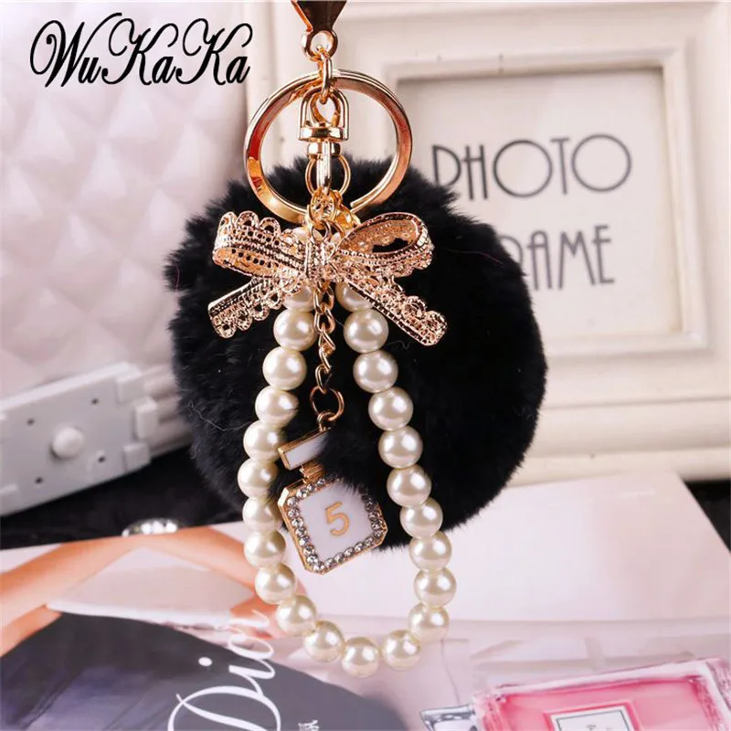 Puff Ball Keychain Wholesale | Fashion Puff Ball Keychain | Keychain ...