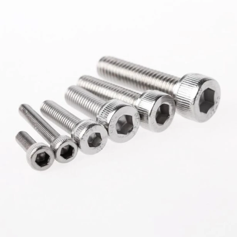M3 4 20mm 50pcs Lot Stainless Steel Hexagon Socket Head Cap Screws Hex
