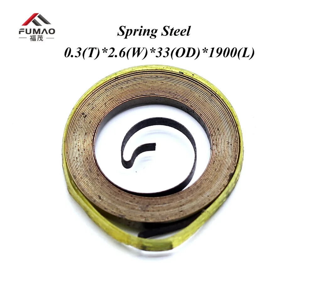 Custom wholesale thickness 0.3mm spring constant force spring flat coil ...