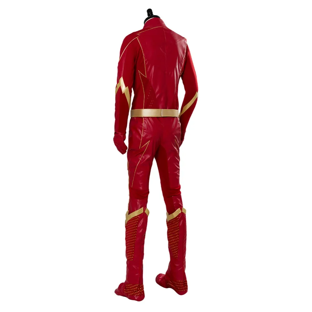 The Flash Season 4 Cosplay Costume Adult Men Barry Allen Flash Cosplay ...