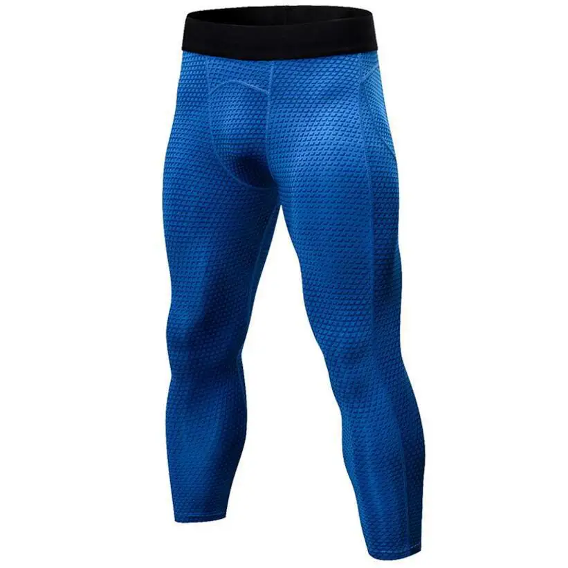 Men-3-4-Sport-Tights-Colorful-Gym-Running-Tights-Skin-Compression ...