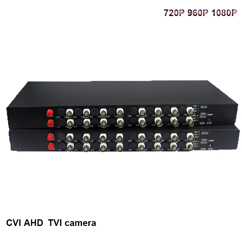 16 Ch 1080p Hd Video Ahd Cvi Tvi Fiber Optical Converter Video Fiber ...