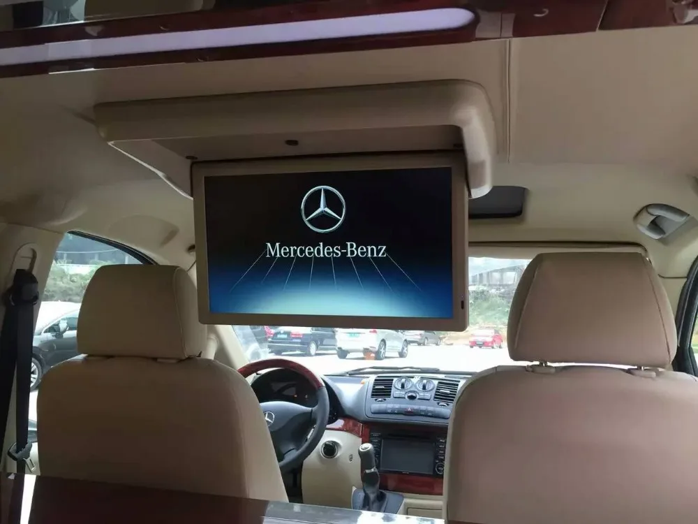 DC12-24V 15.6inch Ceiling Flip Down Lcd Motorized roof mounted bus ...