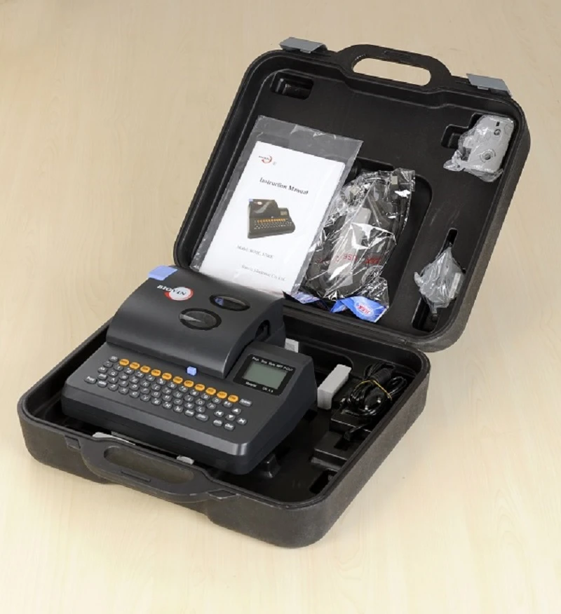 English type Portable pvc tube printer heat shrinkable tube label ...