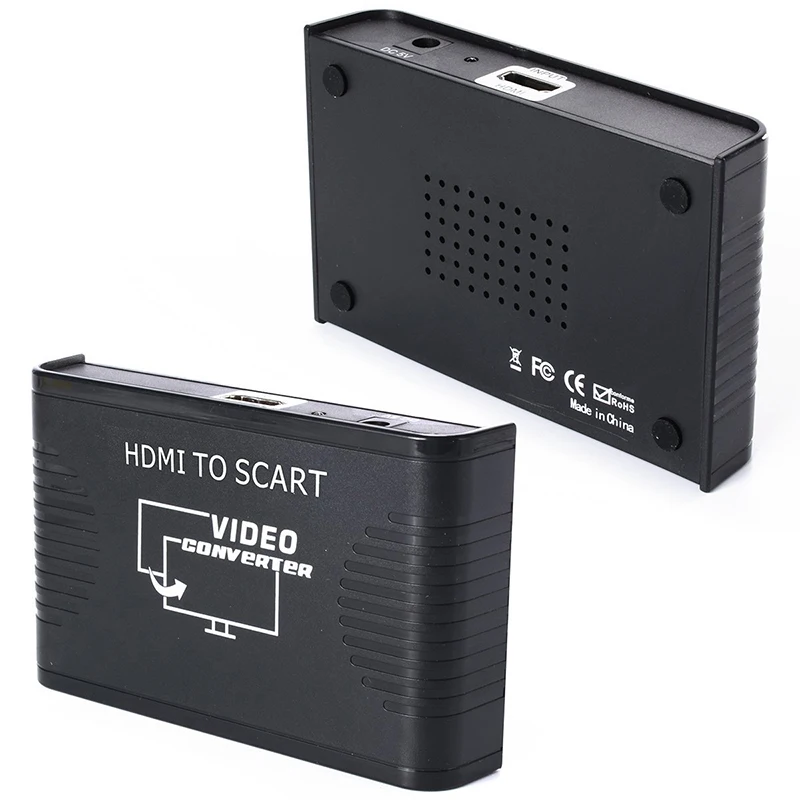 HDMI to SCART Box Cable Connector Upscaler Adapter Converter #88256 ...