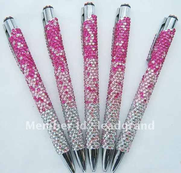 handcraft bling crystal pen jeweled pen|Ballpoint Pens| - AliExpress