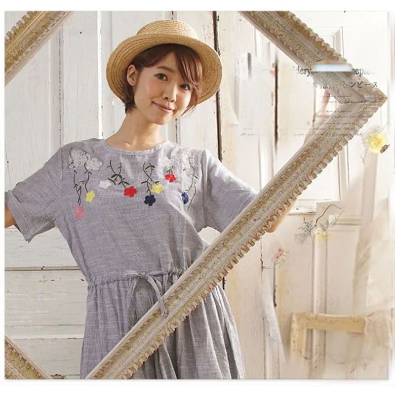 2018 new high quality Women spring and autmn one piece dress lace ...