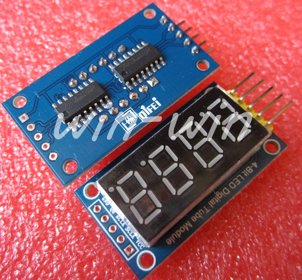 1pcs 4 Bits LED Digital Tube Display Module four serial module 595 ...