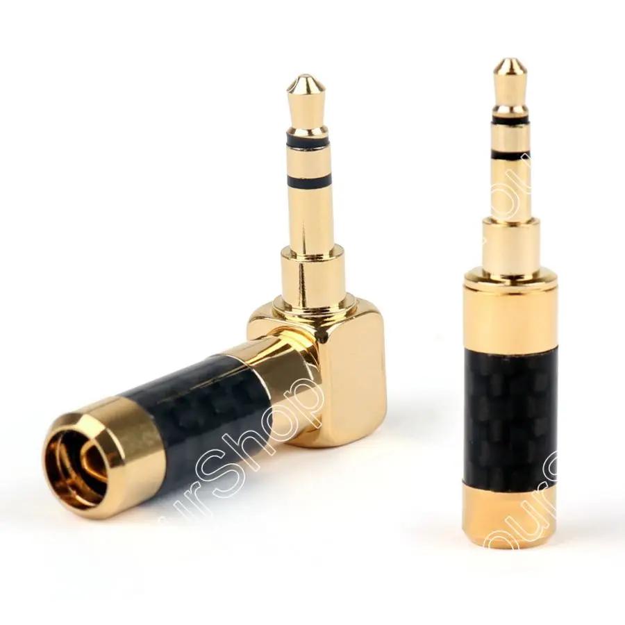Areyourshop Sale 3.5mm Mini Stereo Jack Plug + Right Angle 3.5mm Stereo ...