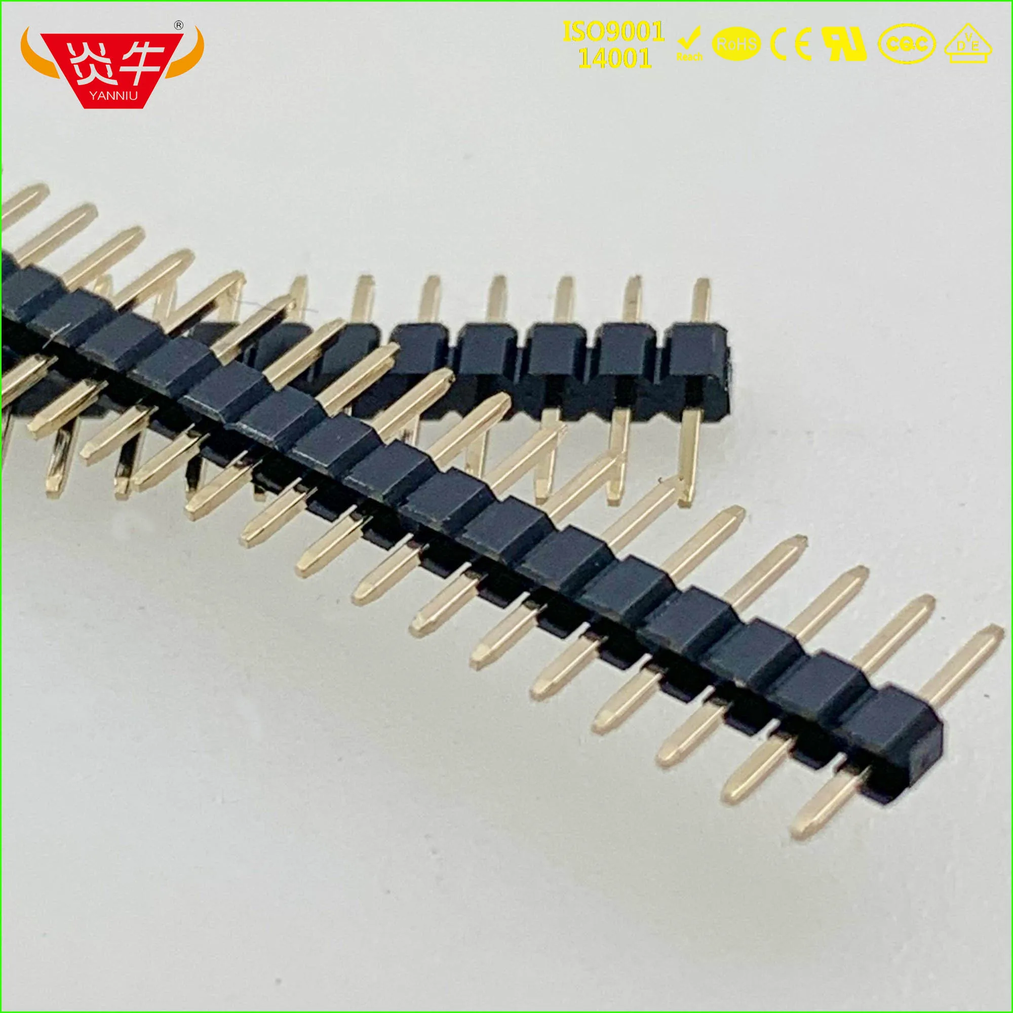 1.27mm PITCH 1X50P 50PIN MALE STRIP CONNECTOR SOCKET SINGLE ROW ...