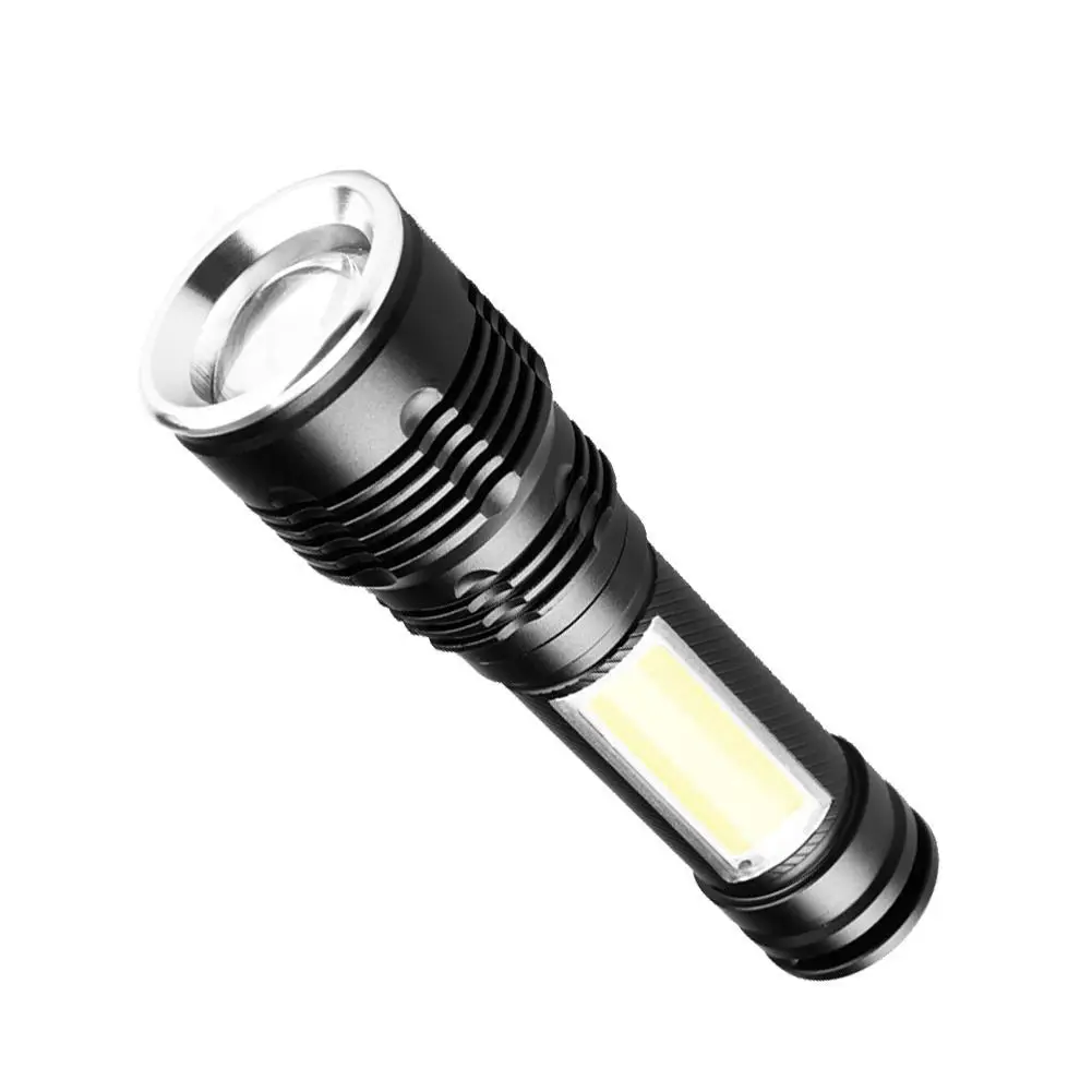 Multifunction Led Tractical Flashlight 8000 Lumens T6 Torch Hidden Cob