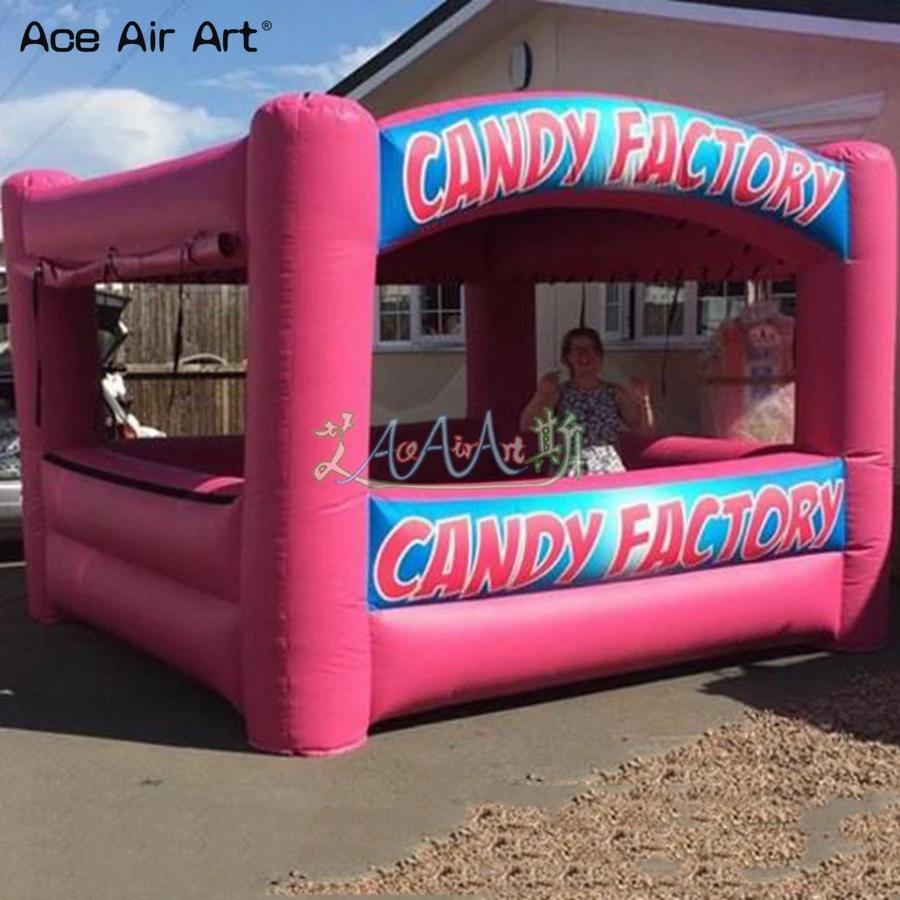 Hot-Sale-Drink-and-Food-Concession-Booth-Inflatable-Candy-Factory-Kiosk ...