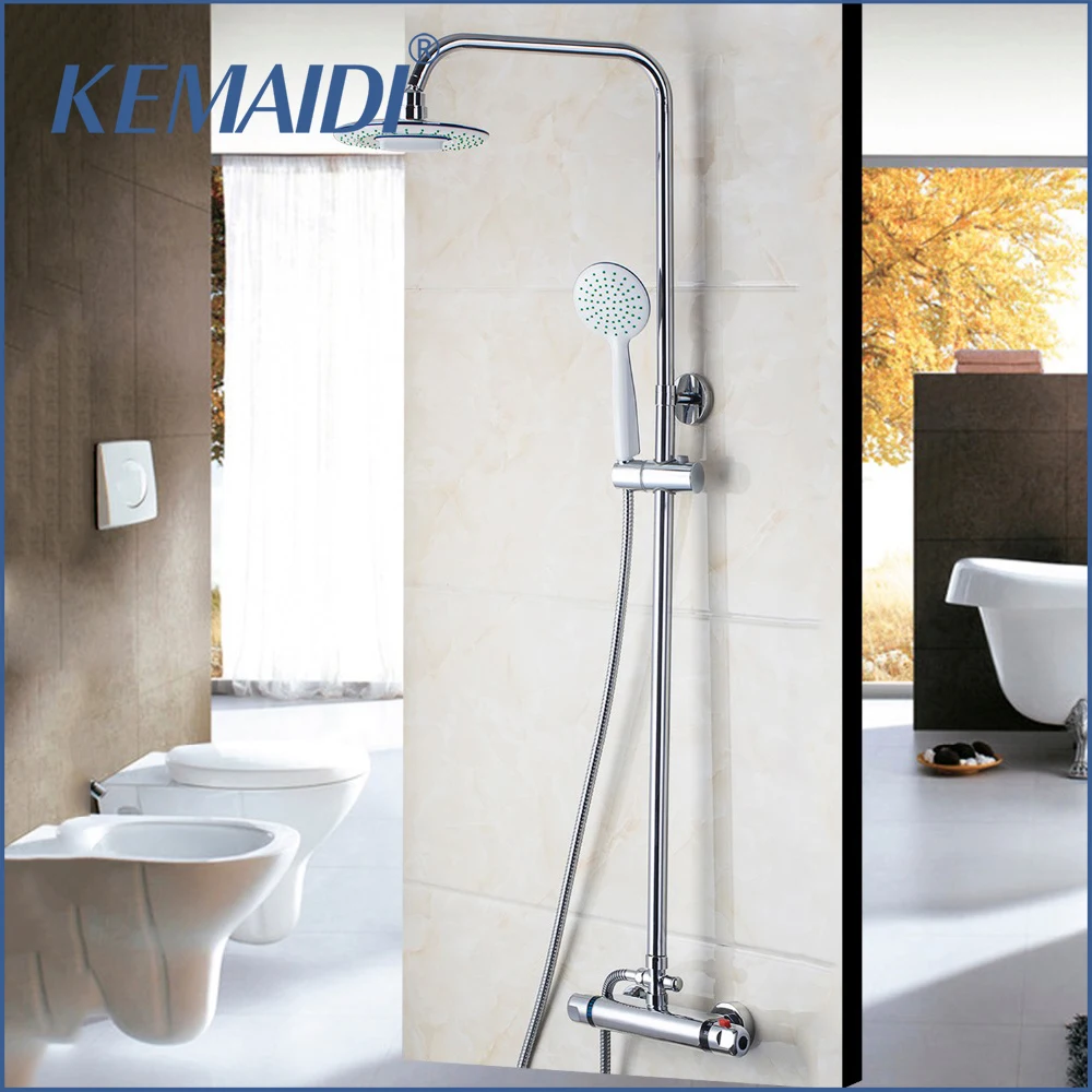 Kemaidi Thermostatic Shower Set Shower Head&handle Bathroom Faucets ...