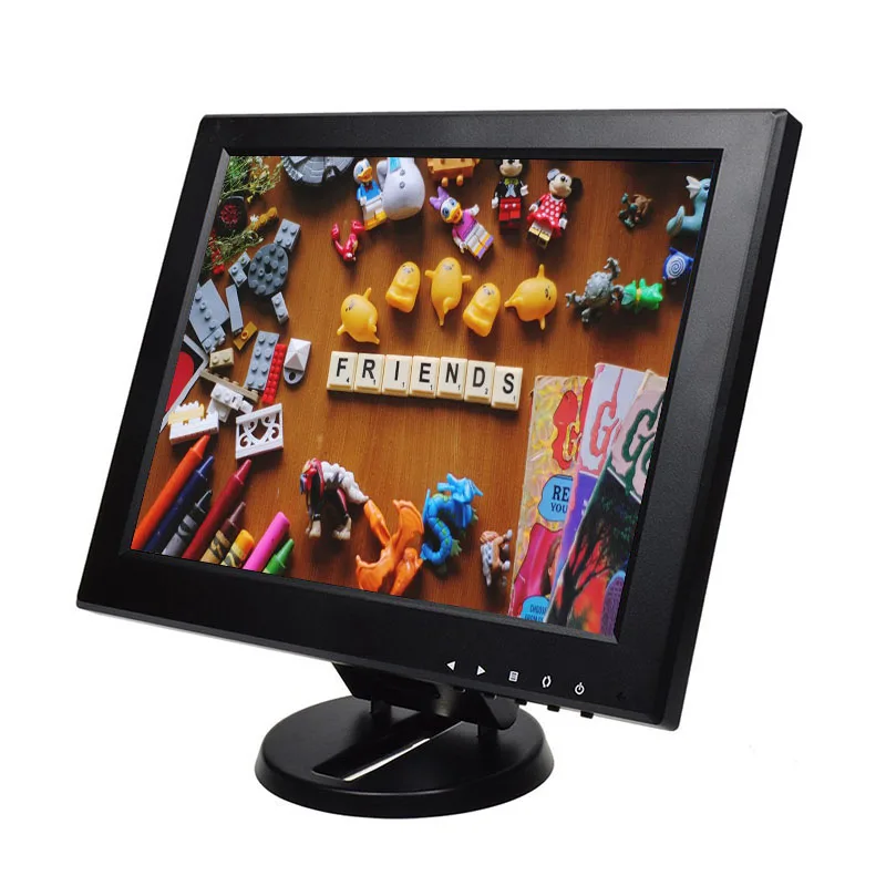 ZHIXIANDA 12 inch Security LCD LED Monitor CCTV Computer Monitors AV ...