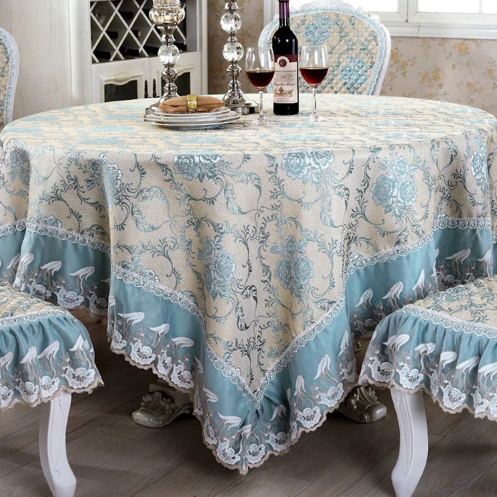 Custom Made Table Cloth Cover Jacquard Round Square 90 130 150 180 200 Custom Made Table Cloth Cover Jacquard Round Square 90 130 150 180 200