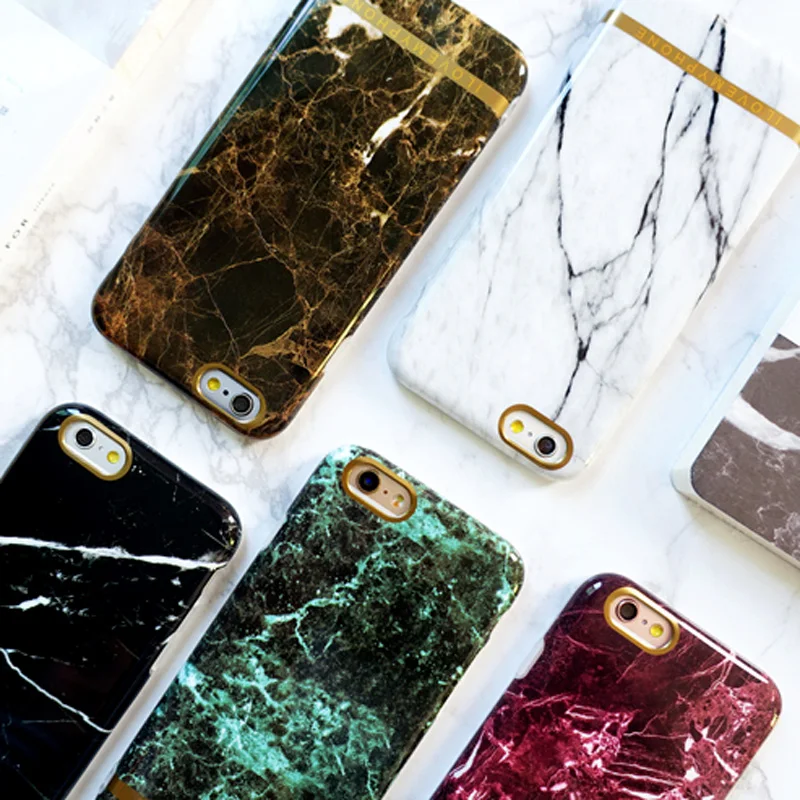 HOT-Luxury-Vantage-Natural-Marble-Stone-TPU-Soft-Phone-Case-Back-Cover ...