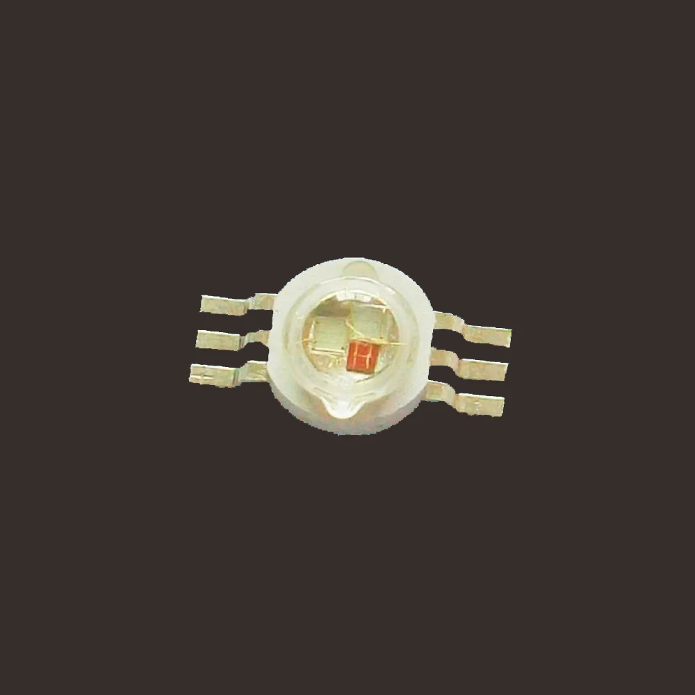 50pcs/lot 3w RGB led beads chips bulb diode lamp red/yellow/blue/green ...