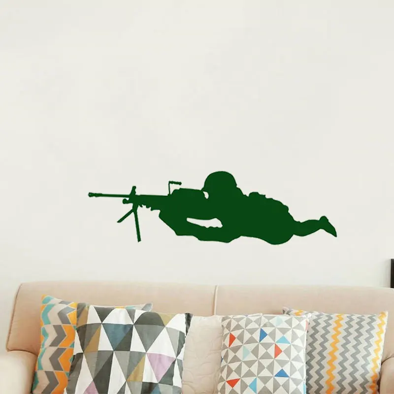 STIZZY Wall Decal Army Soldier Wall Sticker Boys Room Modern Design ...