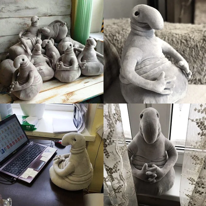 חיות ממולאים ומפוארים - Meme Toys Zhdun Soft Toy Plush Zhdun Homunculus ...