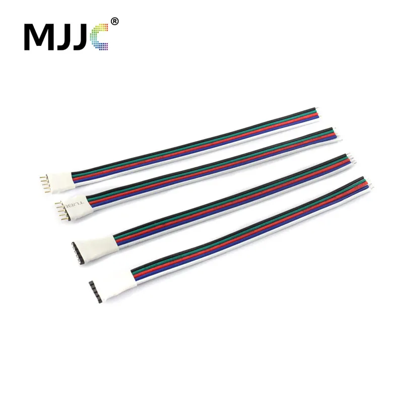LED-Strip-Connector-Solderless-RGBW-5-Pin-Male-Female-LED-Connector ...