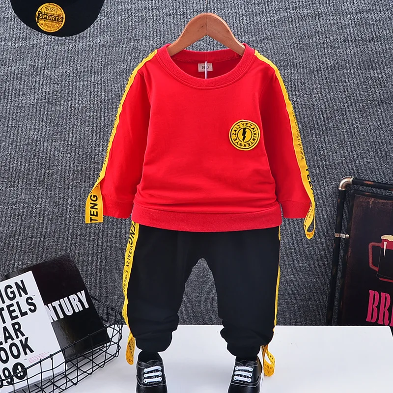 BibiCola kids boys clothing sets spring autumn baby boys clothes suit ...