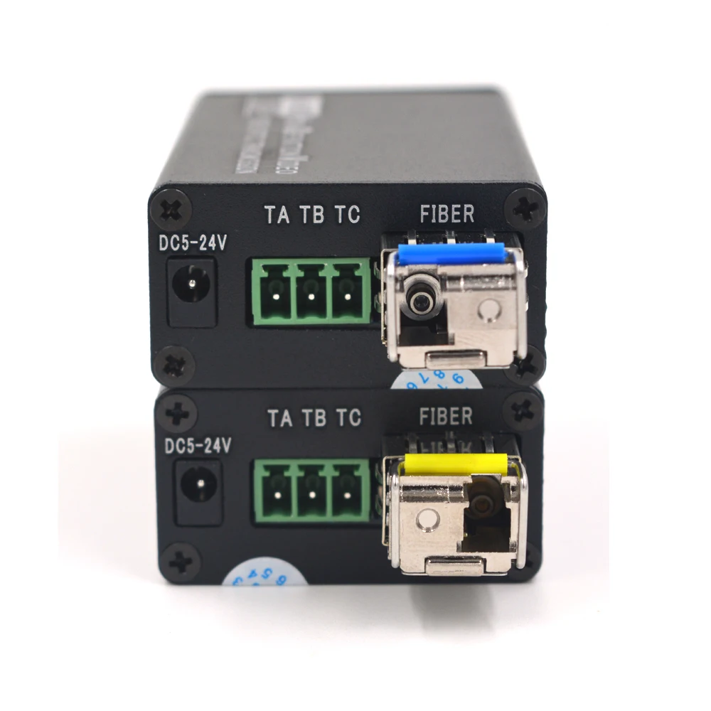 3G SDI Fiber Optical Media Converters with SFP simplex LC Singlemode ...