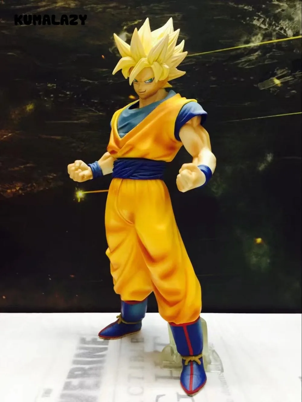 Dragon Ball Figure Son Goku Figure SonGoku MSP Super Saiyan Figure PVC ...