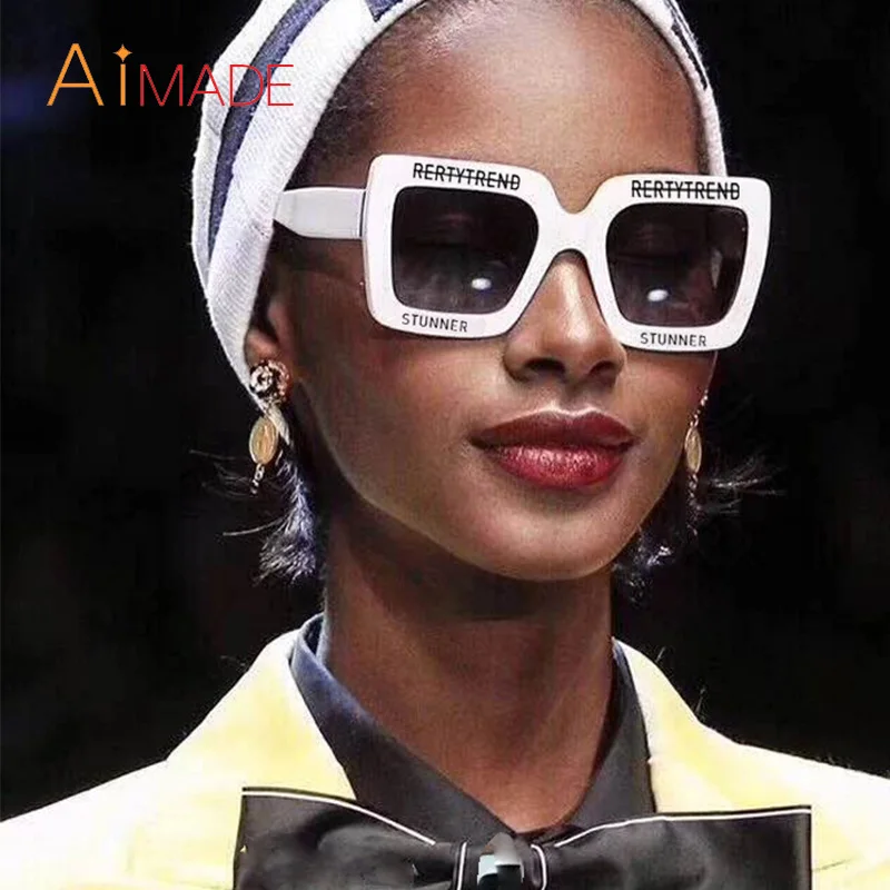 Aimade Vintage Square Sunglasses Women STUNNER Brand Designer Retro ...