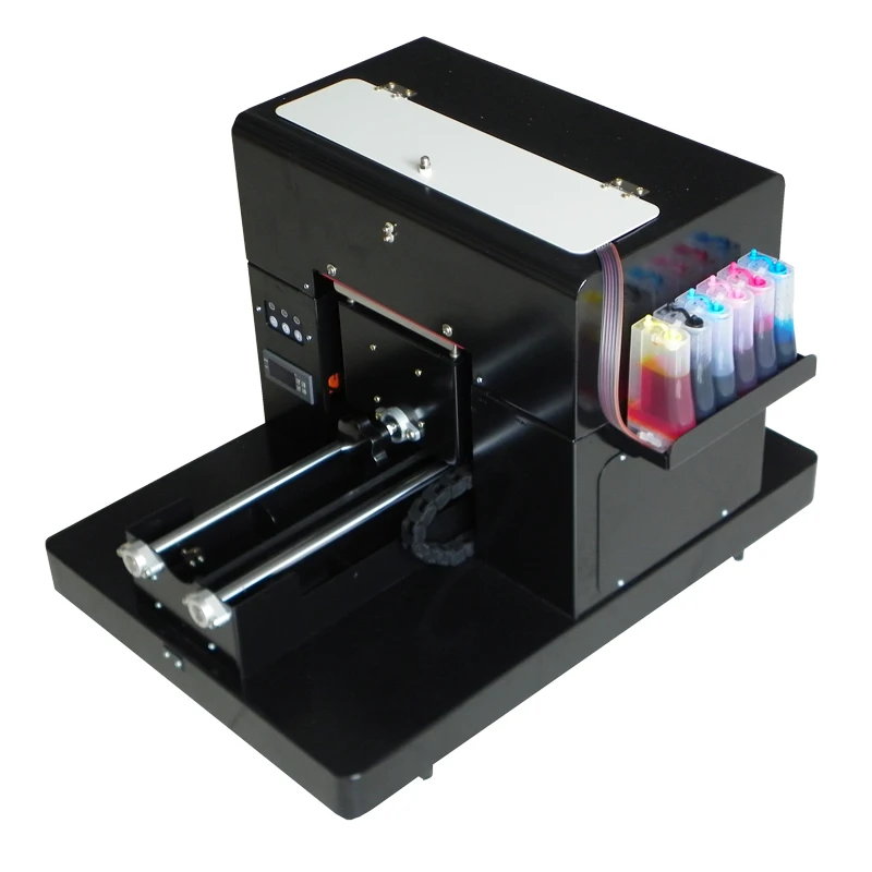 High quality A4 size Flatbed Printer Machine for Print T shirt Phone ...