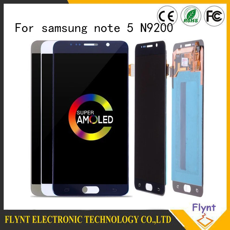 Super AMOLED Original 5.7 ''Bildschirm Für SAMSUNG GALAXY Note 5 LCD ...