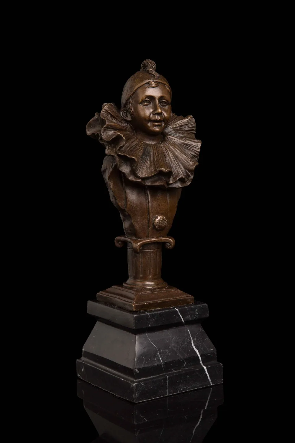 Europe style Figure Bust Bronze Figurine Home Decor sculptures buste ...