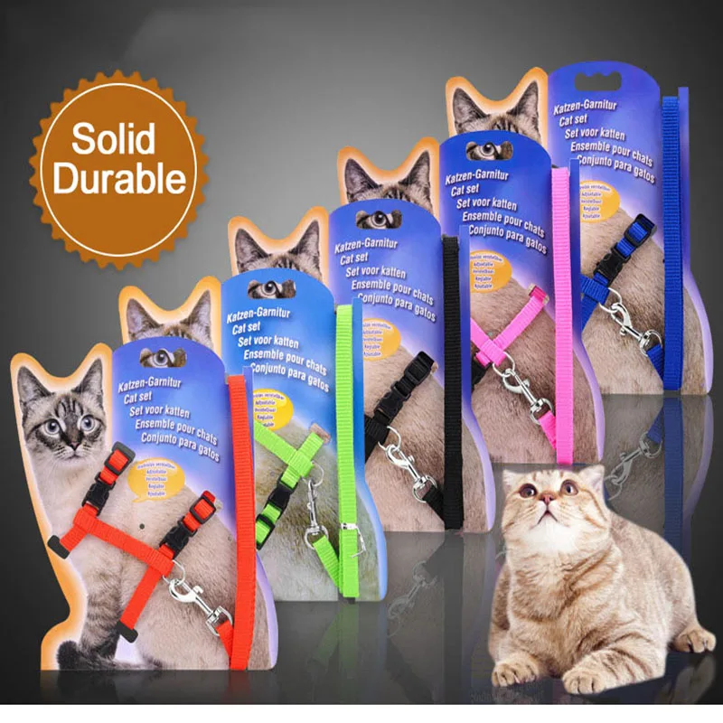 FangFang Cat Safety Belt Cat Harnesses Pet Leads kedi Leashes Pets ...
