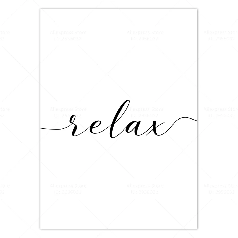 Relax Word Art