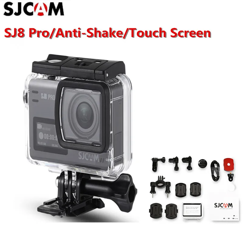 Original SJCAM SJ8 Pro 4K 60fps Waterproof Anti Shake Dual Touch Screen ...