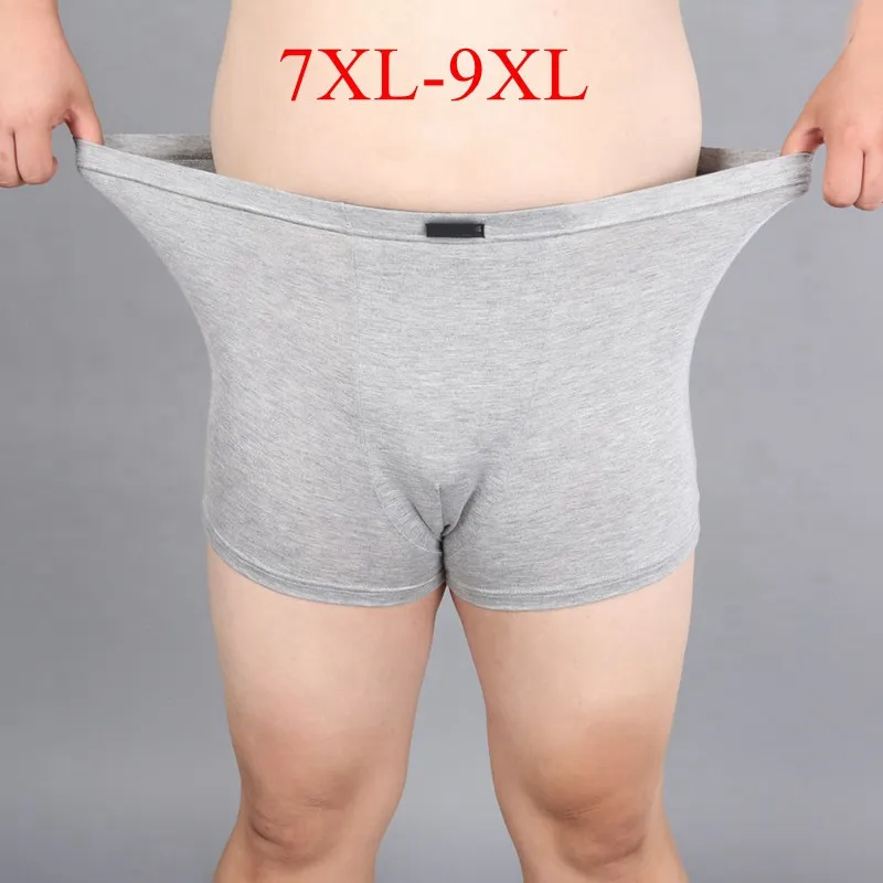 3 шт./партия бамбуковое волокно, большие размеры 8XL 9XL, мужские боксеры, шорты фиолетового ...