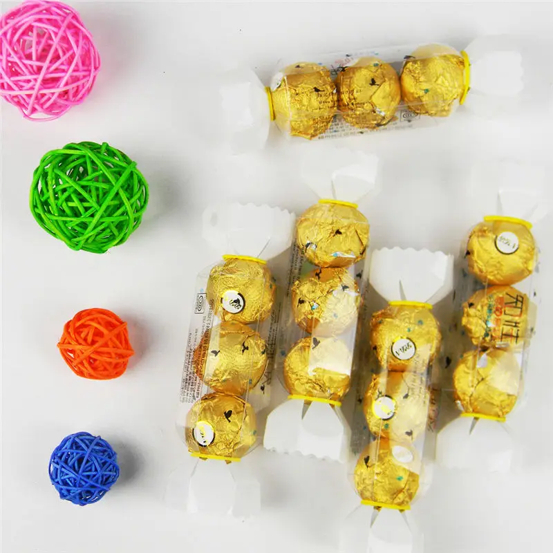 Davidsource 6 Pieceslot Golden Chocolate Candy Sugar Packing Smooth Condom Contraception