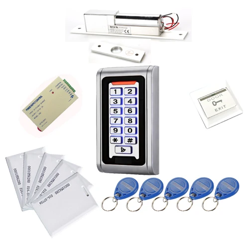 Rf Card Reader Access Control With Keypad Full Set With 5 Rfid Tag ...