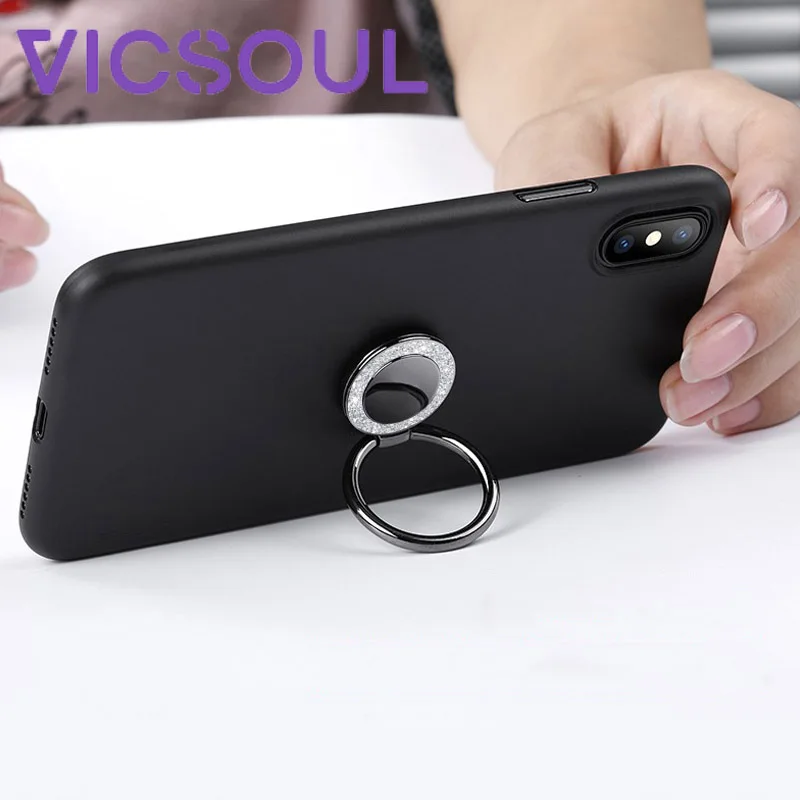 Vicsoul Finger Ring Stand,360 Rotation Cell Phone Ring Stand Holder ...