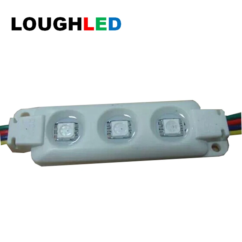 3leds SMD5050 LED Module Injection 68*20mm DC12V 0.72W Epistar 5050SMD ...