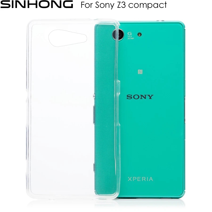 Ultra Slim Silicon Clear Case For Sony Xperia Z3 Compact Z3 Mini Cover ...