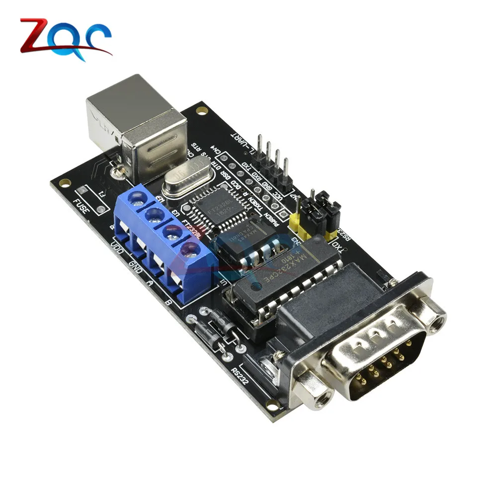 FT232BM FT232BL DB9 RS485 RS232 Padrão USB para Serial TTL UART FTDI ...