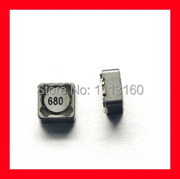 7*7*4 SMD Shielding power inductor 68UH shielded inductor marking 680 ...